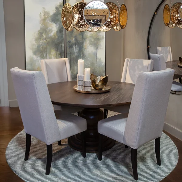Mango Wood Round Table – Pottery World
